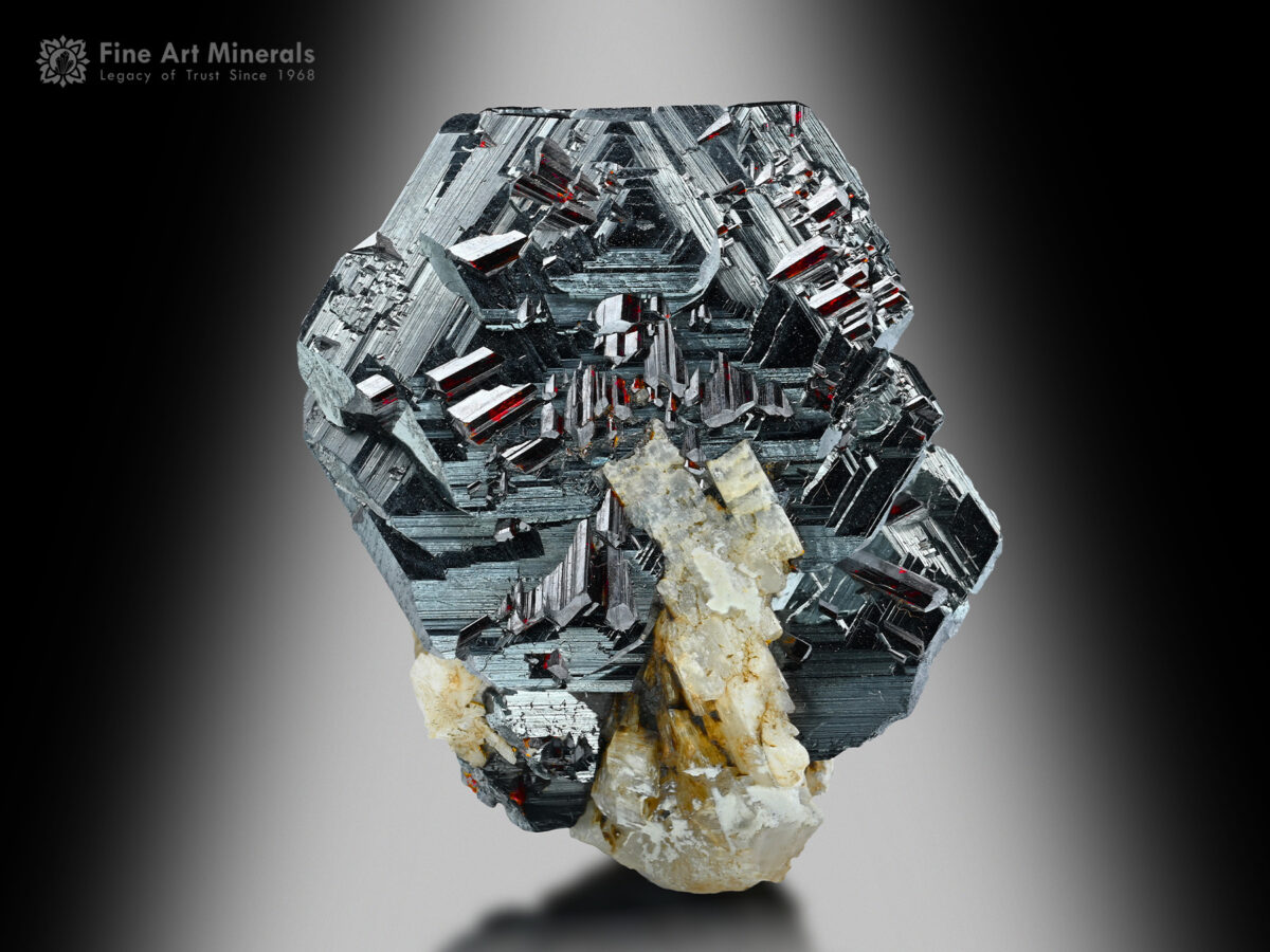 Hematite with Rutile from Switzerland - HMT-23 - Fine Art Minerals